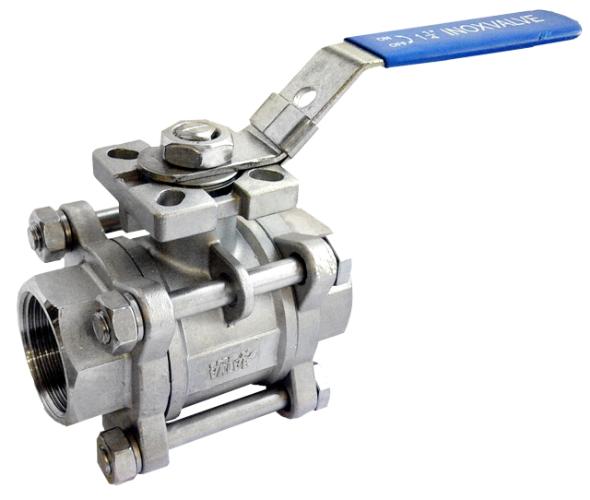 Válvulas de bola - Válvula de bola roscada 3 piezas - 1. INOXVALVE - Cexco